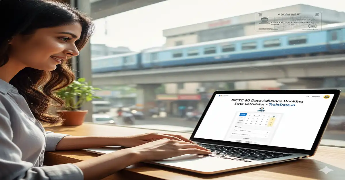 IRCTC 60 Days Advance Booking Date Calculator – TrainDate.in